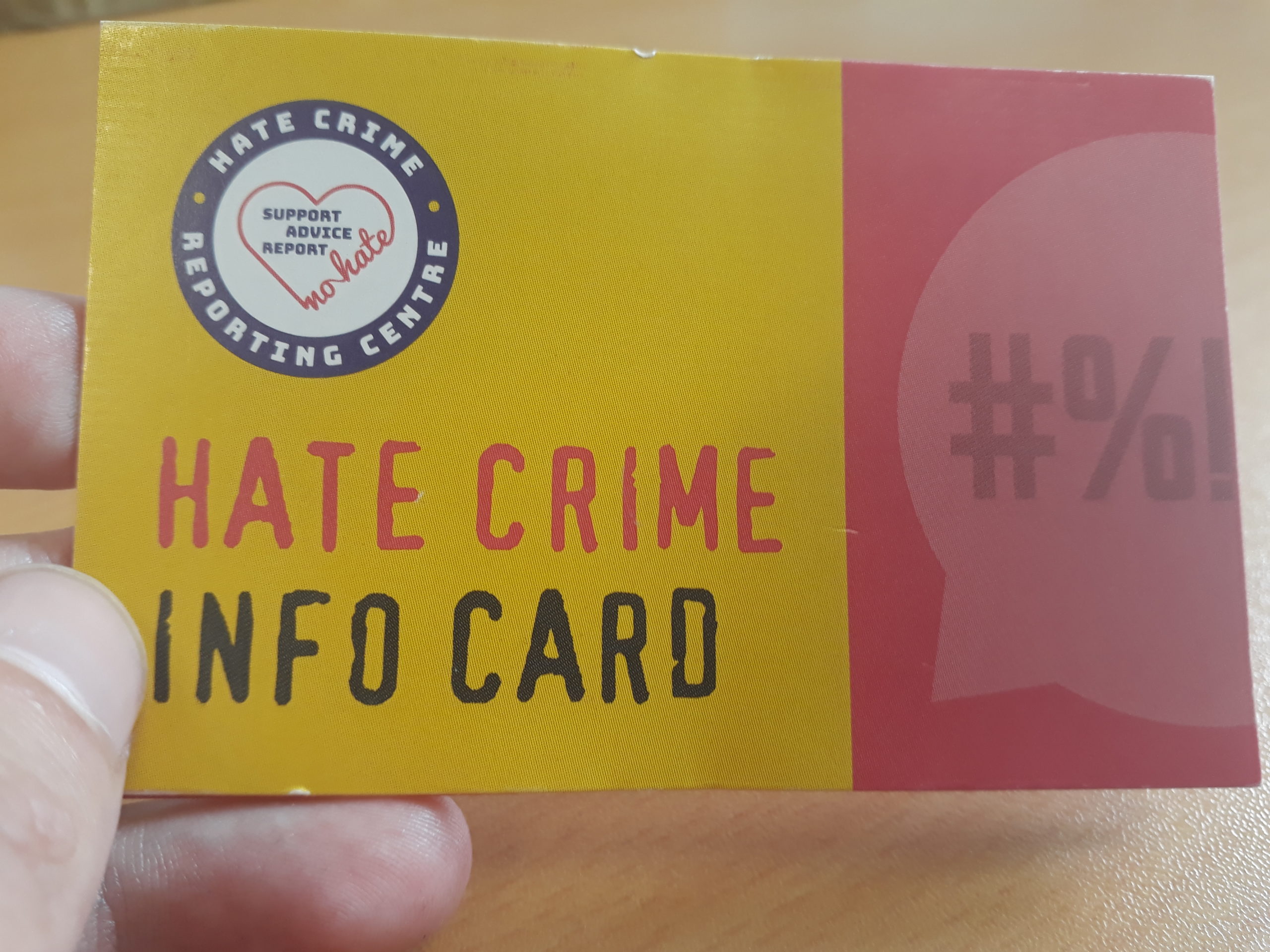 Hate Crime Information Cards – SPECTRUM